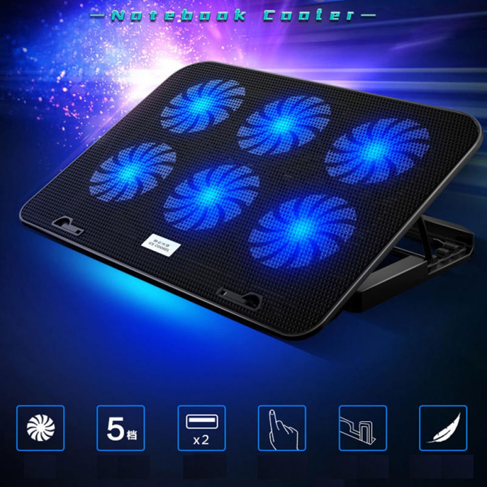 ICE COOREL Silent Laptop Cooler Notebook Cooling Pad USB Radiator ...