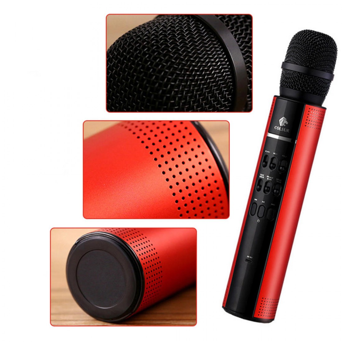 Mini Portable Bluetooth Wireless Microphone with Two Channel Long ...