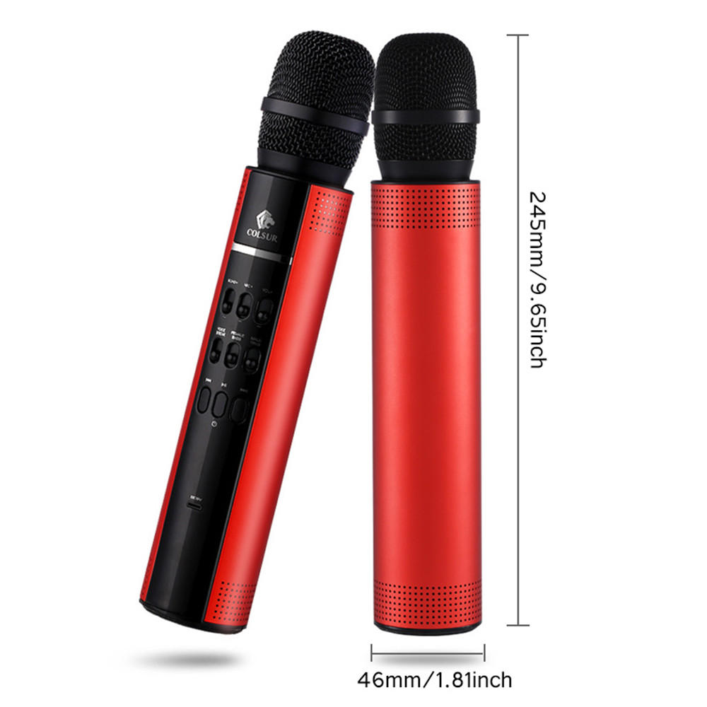 Mini Portable Bluetooth Wireless Microphone with Two Channel Long ...