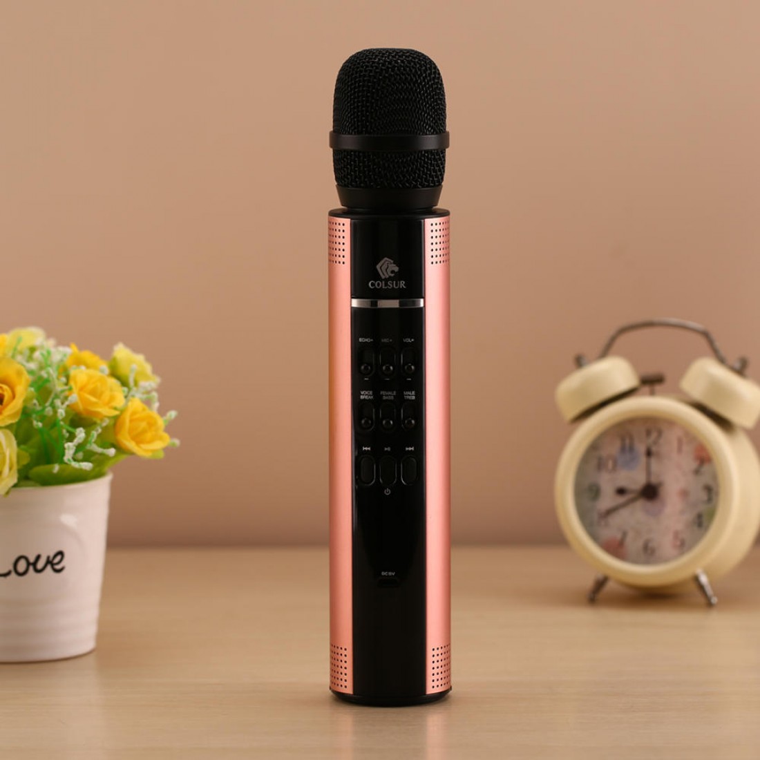 Mini Portable Bluetooth Wireless Microphone with Two Channel Long ...